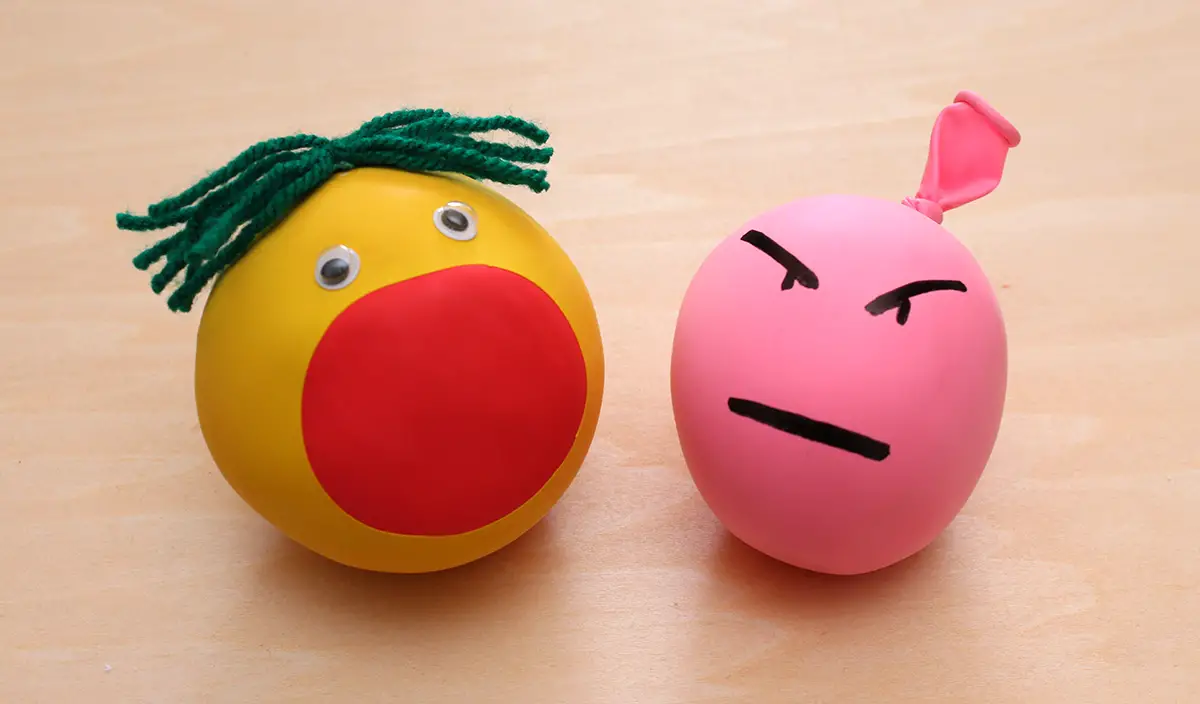 Anleitung Anti Stress Ball selber machen Wutball DIY